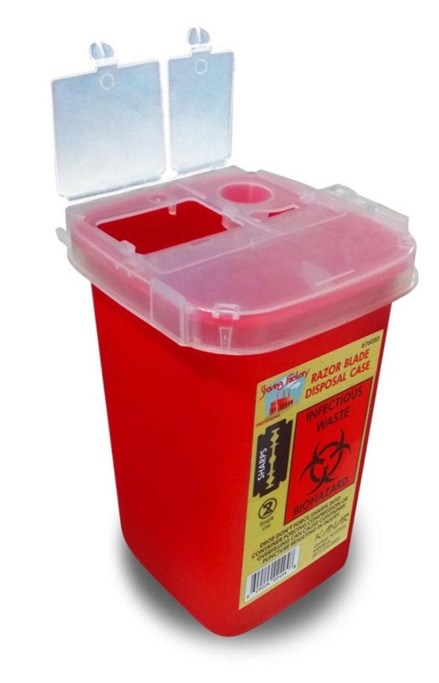 Razor Blade Disposal Case — Kappersleverancier